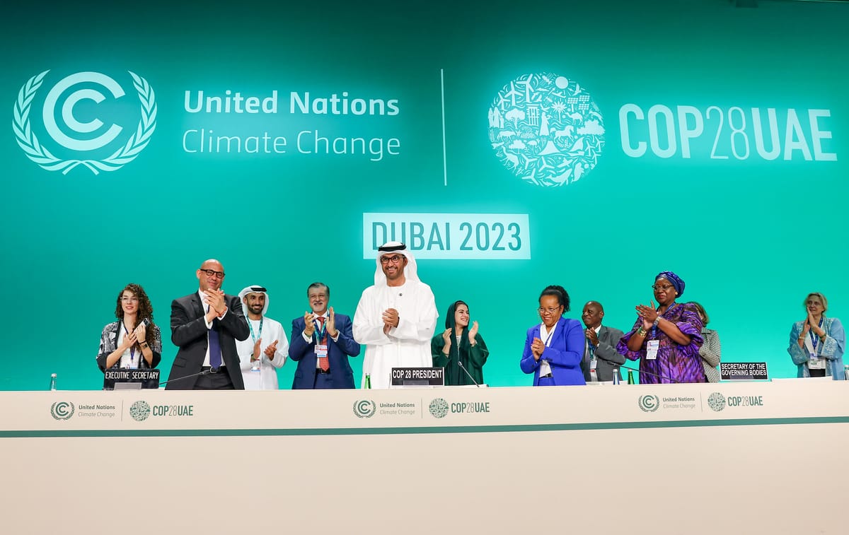 COP28 global stocktake calling for transition away from fossil fuels adopted